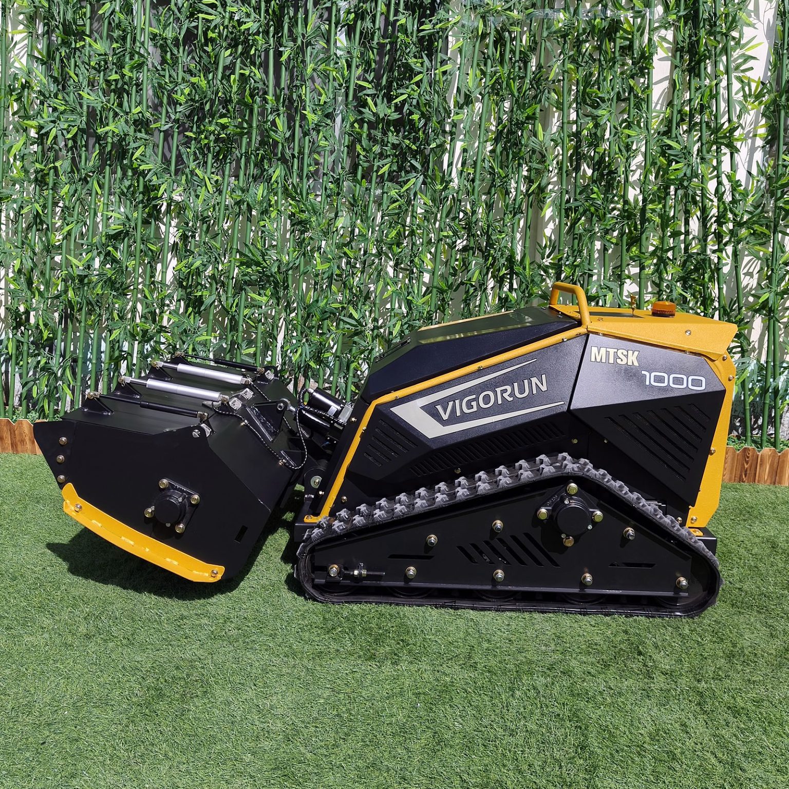 Golden Remote-Controlled Brush Cutter (MTSK1000 with flail mower ...