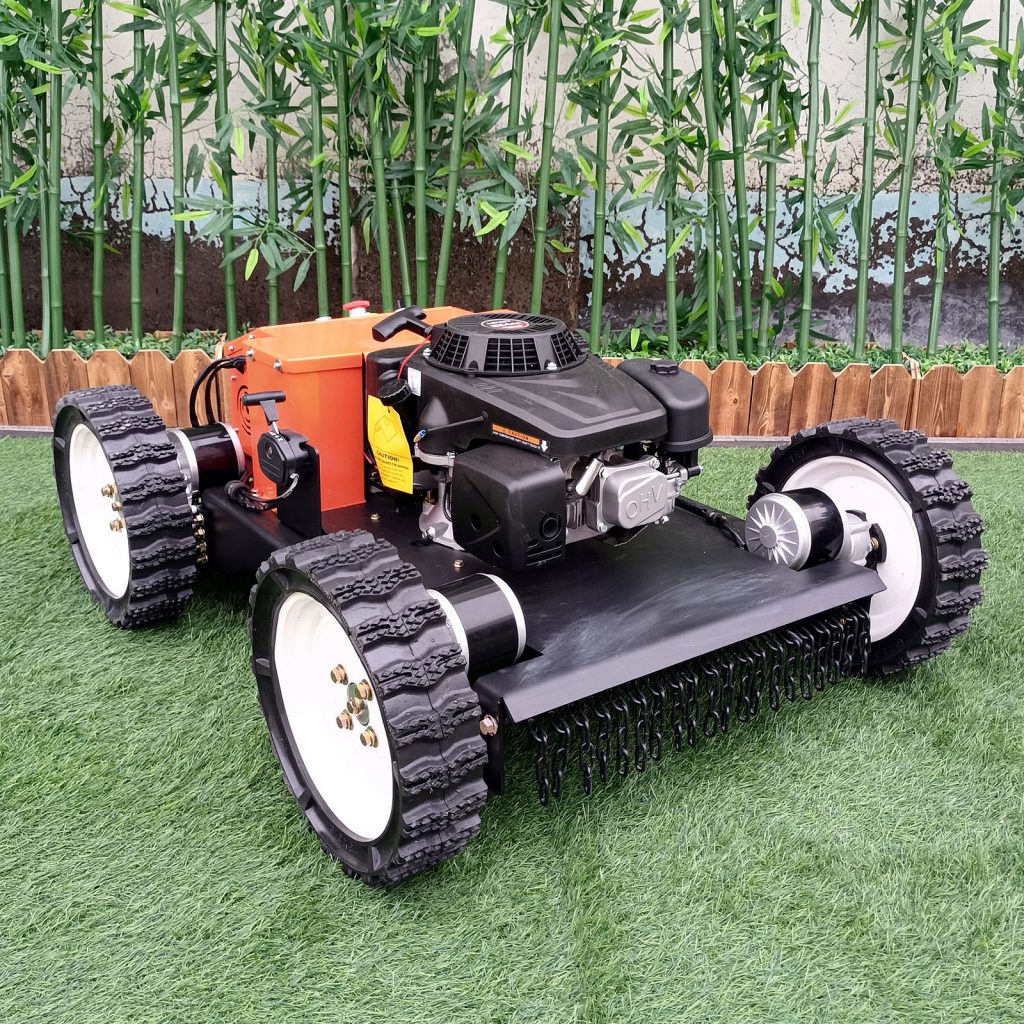 Remote Operated Wheeled Robotic Mower (VTW550-90) 85mm Cutting Height ...